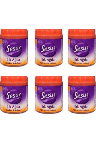 Sesu Turuncu Ilık Ağda 250 gr 6 Adet