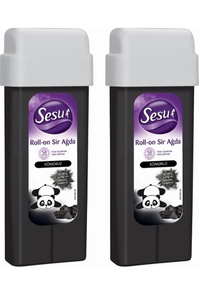 Sesu Roll-On Sir Ağda Kömürlü 100 ml 2 Adet