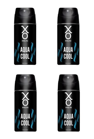 Xo Aqua Cool Men Deodorant 150 ml x 4 Adet Xo Aqua Cool Men Deodorant 150 ml x 4 Adet