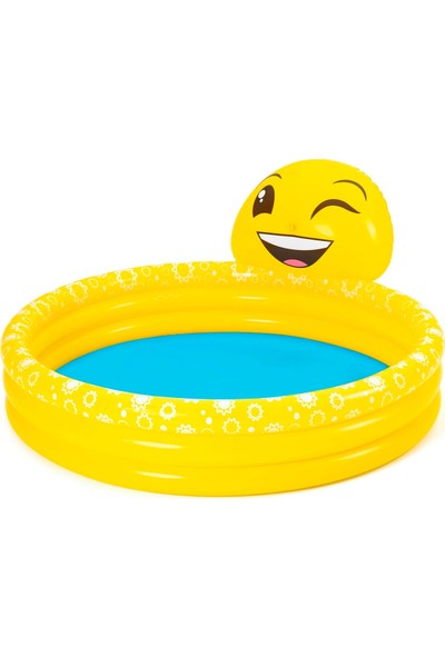 Bestway Emoji Temalı 65 x 144 x 69 cm 3 Halkalı Şişme Havuz 53081