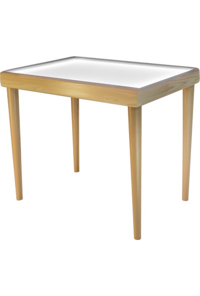 Ahşap Işıklı Aktivite Oyun Masası 50 x 80 x 51 cm