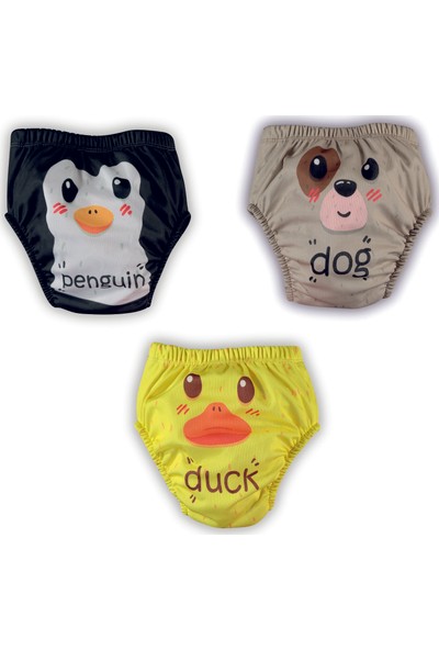 Poopes 3'lü Kombin Sevimli Hayvanlar Alıştırma Külodu Poopes 3'lü Kombin Sevimli Hayvanlar Alıştırma Külodu