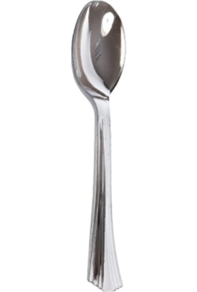 Festivall Silver Dreams Metal Görünümlü Plastik Kaşık 25'li Festivall Silver Dreams Metal Görünümlü Plastik Kaşık 25'li