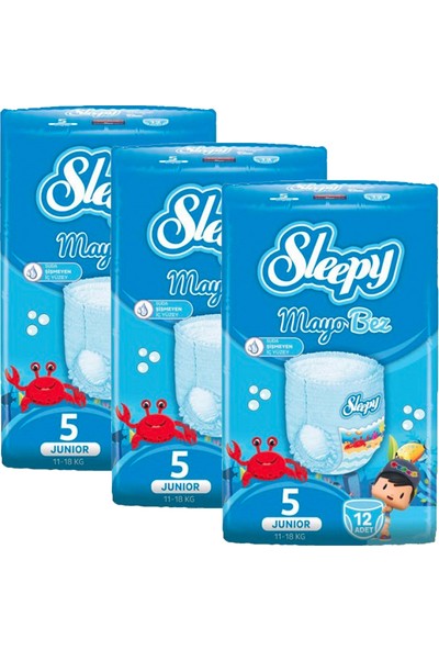 Sleepy Mayo Bez Junior 5 No 12'li x 3'lü