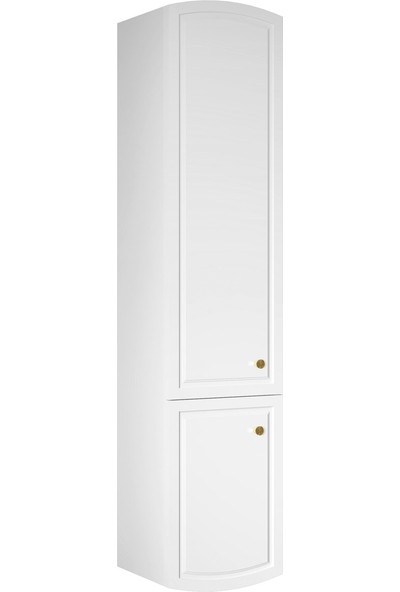 Kale Arte+ Boy Dolap 35cm Parlak Beyaz - Sağ Kale Arte+ Boy Dolap 35cm Parlak Beyaz - Sağ