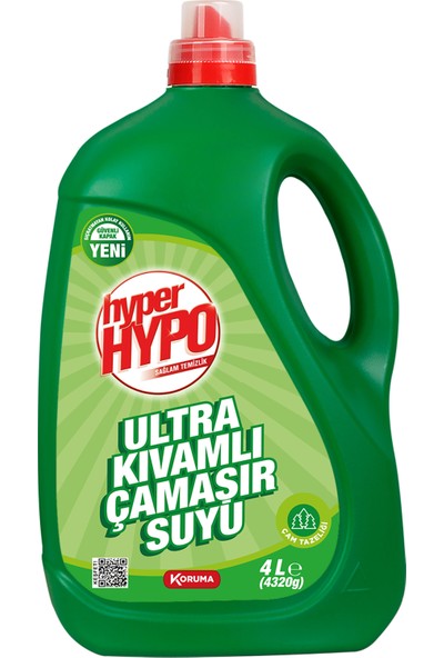 Hypo Ultra Çamaşır Suyu Çam Tazeliği 4 Lt