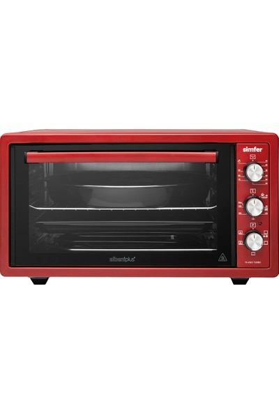 Simfer 4505 45 Lt Midi Fırın Kırmızı