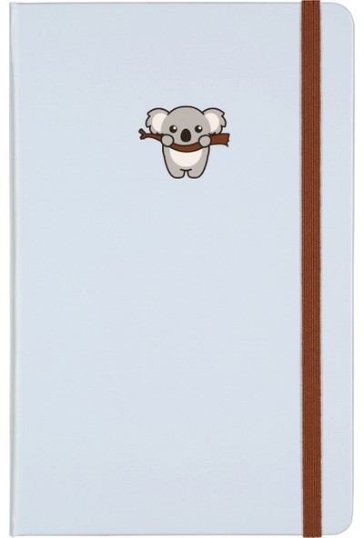 Matt Notebook Sert Kapak Lastikli Defter Çizgili Koala 13 x 21 cm Matt Notebook Sert Kapak Lastikli Defter Çizgili Koala 13 x 21 cm
