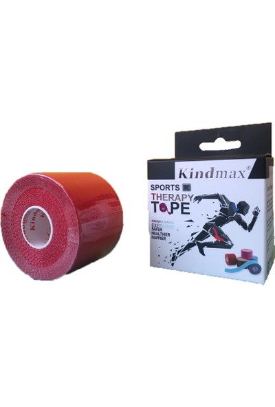 Kindmax Kinesio Sporcu Bandı 5 cm x 5 M Kırmızı Kindmax Kinesio Sporcu Bandı 5 cm x 5 M Kırmızı