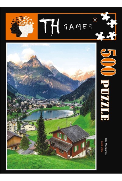 TH Games Göl Manzarası 500 Parça Puzzle