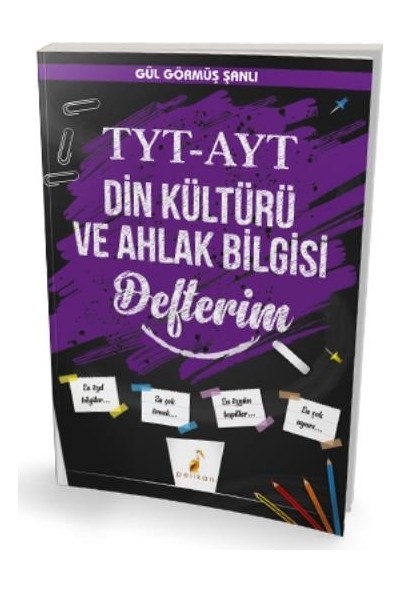 Pelikan Tyt-Ayt Din Kültürü Ve Ahlak Bilgisi Defterim - Gül Görmüş Şanlı Pelikan Tyt-Ayt Din Kültürü Ve Ahlak Bilgisi Defterim - Gül Görmüş Şanlı