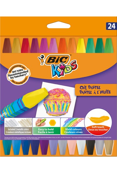 Bic Kids Yağlı Pastel Boya 24 Renk