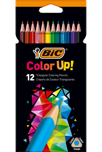 Bic Color Up Üçgen Kuru Boya 12 Renk Bic Color Up Üçgen Kuru Boya 12 Renk