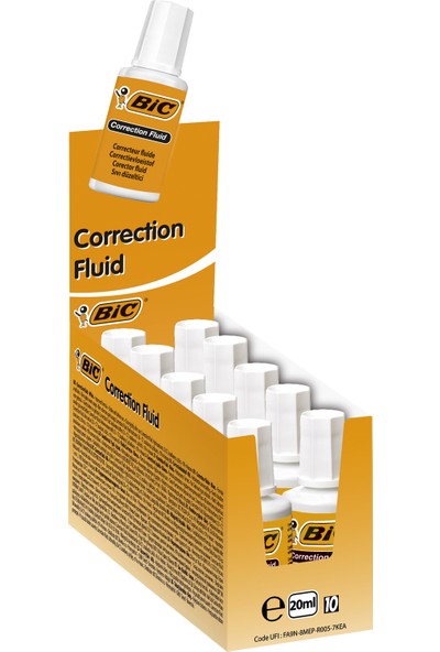 Bic 20 Ml Sıvı Silici 10'lu Kutu Bic 20 Ml Sıvı Silici 10'lu Kutu