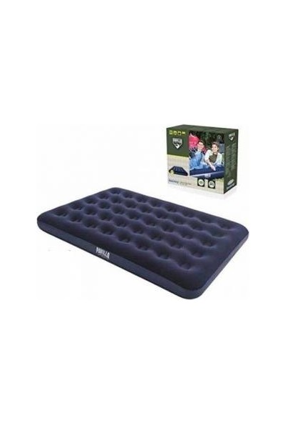 Bestway 67002 Çift Kişilik Şişme Yatak Kadife Dokulu Floklu