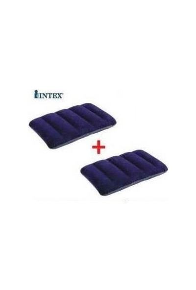 Intex Kadife Kaplı Şişme Minder Yastık Intex Yastık 2 Adet Intex Kadife Kaplı Şişme Minder Yastık Intex Yastık 2 Adet