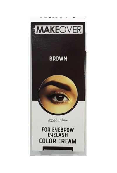 Makeover Brown Kaş Kirpik Boyası Kahverengi