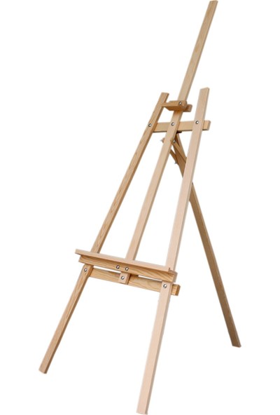 Ezeltuval Ahşap Resim Şövalesi Ressam Sehpası Ayarlanabilir Şövale 175 cm