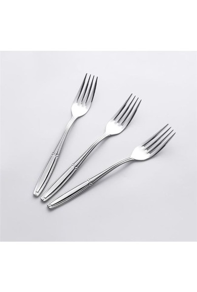 Nehir Buket Sade 6'lı Tatlı Çatalı