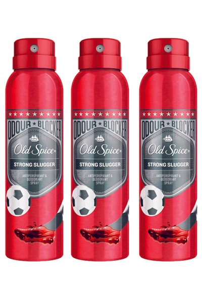 Old Spice Anti Perspirant Deodorant 150 ml Strong Slugger 3 Adet Old Spice Anti Perspirant Deodorant 150 ml Strong Slugger 3 Adet