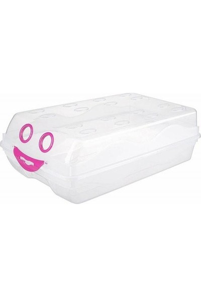 Moda Home 7'li Kadın Ayakkabı Kutusu - Şeffaf