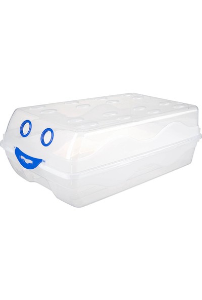 Moda Home 7'li Erkek Ayakkabı Kutusu-Şeffaf