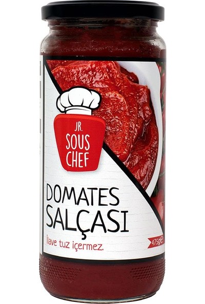 Jr Sous Chef Domates Salçası Duble Konstantre 475g