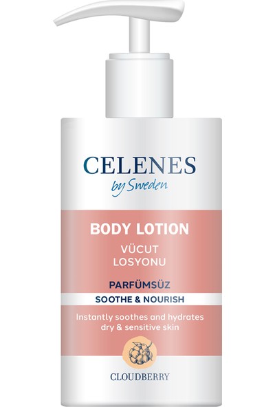 Celenes By Sweden Cloudberry Vucut Losyonu 200 ml Parfümsüz Celenes By Sweden Cloudberry Vucut Losyonu 200 ml Parfümsüz