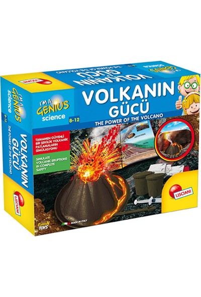 Lisciani Volkanın Gücü Deney Kiti Eğitici Oyun Seti Lisciani Volkanın Gücü Deney Kiti Eğitici Oyun Seti
