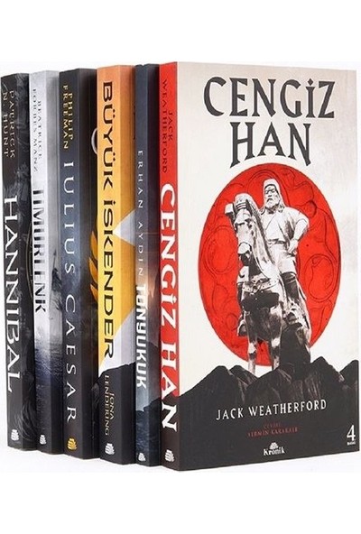 Dünya Tarihine Yön Verenler Seti (6 Kitap) - Jack Weatherford Dünya Tarihine Yön Verenler Seti (6 Kitap) - Jack Weatherford