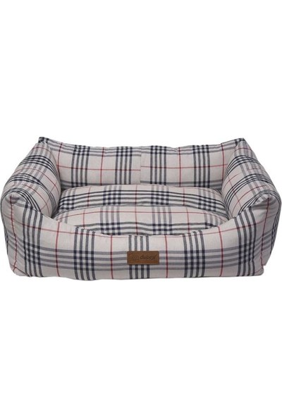 Dubex Danish Kedi Köpek Yatağı Kareli Krem L Dubex Danish Kedi Köpek Yatağı Kareli Krem L