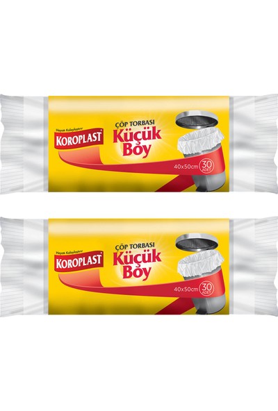 Koroplast Küçük Boy Çöp Torbası 30 Adet - 2'li