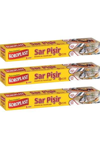 Koroplast Sar Pişir 12 Adet - 3'lü