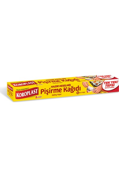 Koroplast Pişirme Kağıdı Hazır Kesilmiş 16 Adet Koroplast Pişirme Kağıdı Hazır Kesilmiş 16 Adet