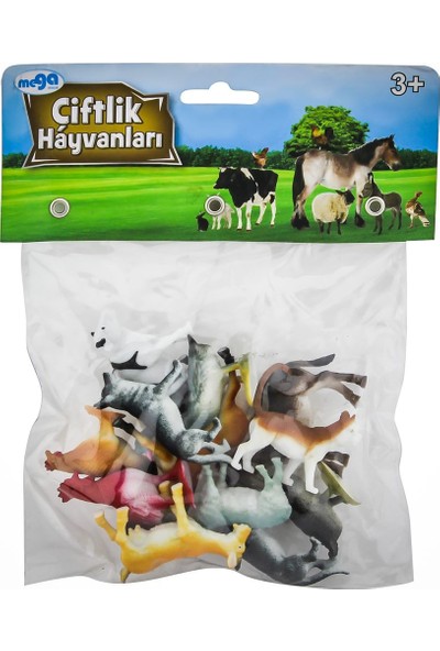 Mega Oyuncak Poşetli Hayvan Çiftlik Hayvanlar Mega Oyuncak Poşetli Hayvan Çiftlik Hayvanlar
