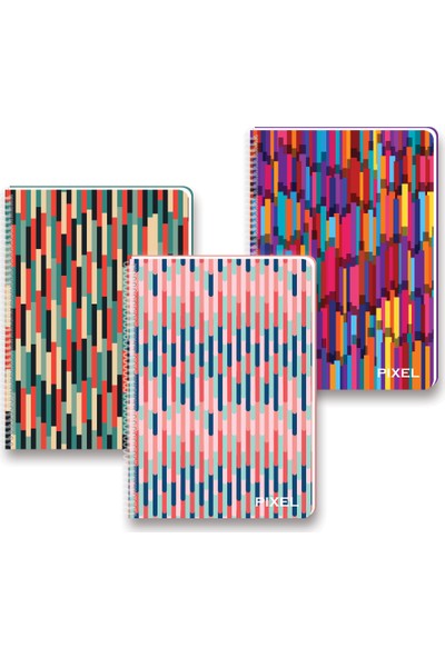 Keskin Color Kareli Pixel A4 80 Yaprak 3'lü Defter Seti Keskin Color Kareli Pixel A4 80 Yaprak 3'lü Defter Seti