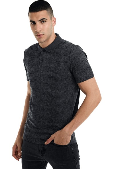 Fenerium Erkek Clup Kirçilli Polo Yaka T-Shirt Fenerium Erkek Clup Kirçilli Polo Yaka T-Shirt