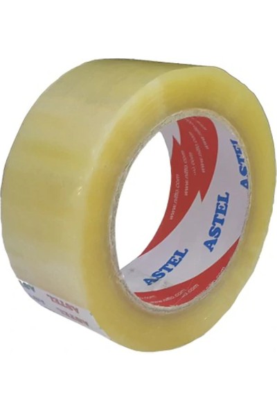 Astel Şeffaf Koli Bandı 45 x 100 mt 6'lı Astel Şeffaf Koli Bandı 45 x 100 mt 6'lı