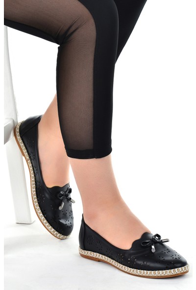 Ayakland 139-45 Günlük Anatomik Kadın Babet Siyah