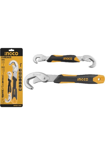 İngco Çok Amaçlı Ingco Akıllı Ingiliz Anahtarı Seti Krom Levhalı