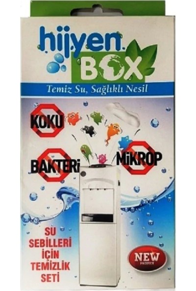 Hijyen Box Sebil Temizlik Sıvı Jel Solüsyon Temizleme Seti Hijyen Box Sebil Temizlik Sıvı Jel Solüsyon Temizleme Seti