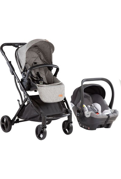 Kraft Lima Travel Sistem Bebek Arabası Açık Gri