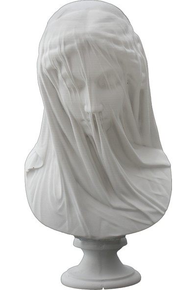 Pol & Art Hyk 119 Polyester Duvaklı Gelin Heykel Biblo 48 x 26 cm