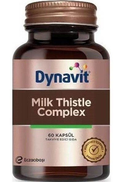 Dynavit Milk Thistle Complex Takviye Edici Gıda 60 Kapsül Dynavit Milk Thistle Complex Takviye Edici Gıda 60 Kapsül