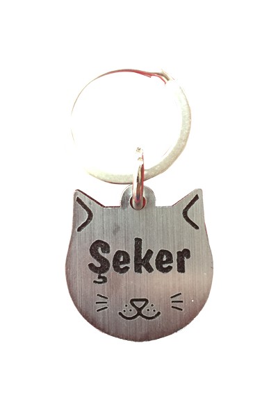 Hedef Hediyelik Çift Yönlü Kedi Isim Künyesi