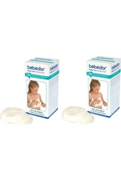 Bebedor Göğüs Pedi 2 Kutu 80 Adet