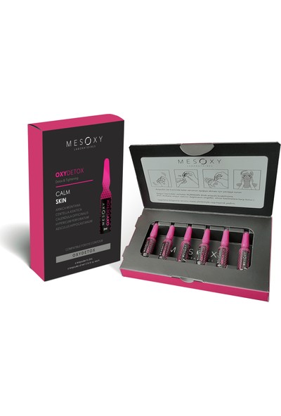 Mesoxy Oxydetox Göz Altı ve Sıkılaşma Serum 2 ml x 6 Ampul