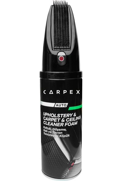 Carpex Tekstil ve Oto Koltuk Döşeme Yüzey Temizleme Köpüğü Fırçalı 093006 Carpex Tekstil ve Oto Koltuk Döşeme Yüzey Temizleme Köpüğü Fırçalı 093006