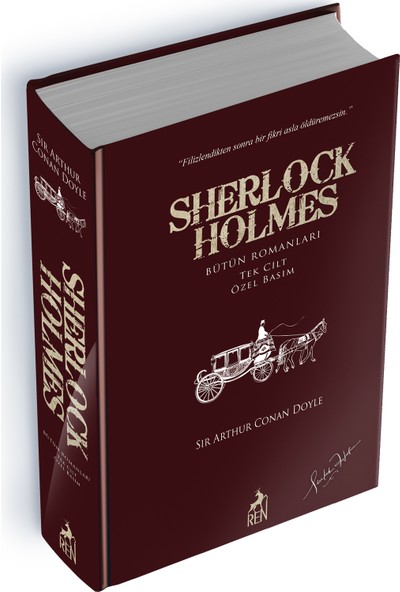 Sherlock Holmes Bütün Romanlar Tek Cilt Özel Basım - Sir Arthur Conan Doyle Sherlock Holmes Bütün Romanlar Tek Cilt Özel Basım - Sir Arthur Conan Doyle