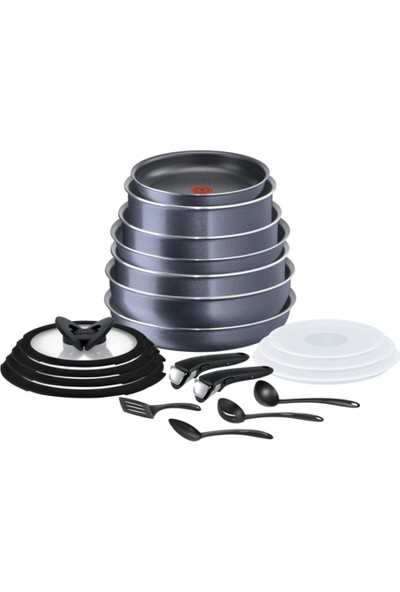 Tefal L2319153 Titanium Ingenio Elegance 20 Parça Maxi Set - 2100114530 Tefal L2319153 Titanium Ingenio Elegance 20 Parça Maxi Set - 2100114530